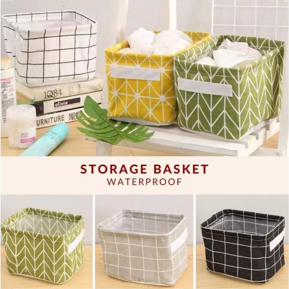20CM*15CM Small Design Storage Box Storage Basket Folable & Waterproof ...
