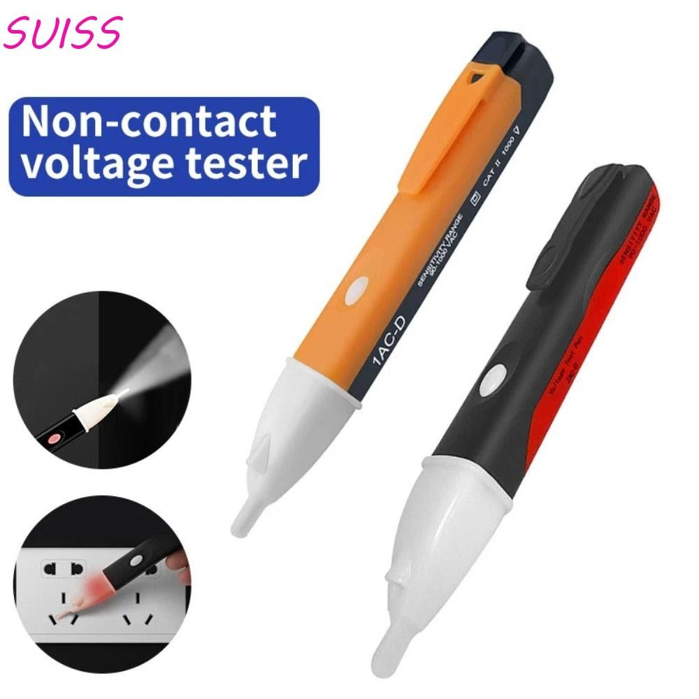 SUISS Voltage Detector, Contactless Safety Test Pen, Sound and Light ...
