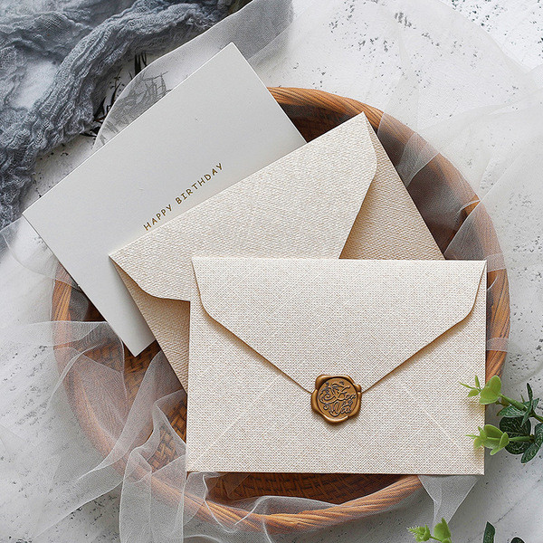 christmas card Corak linen kad ulang tahun suasana sederhana DIY Hari ...