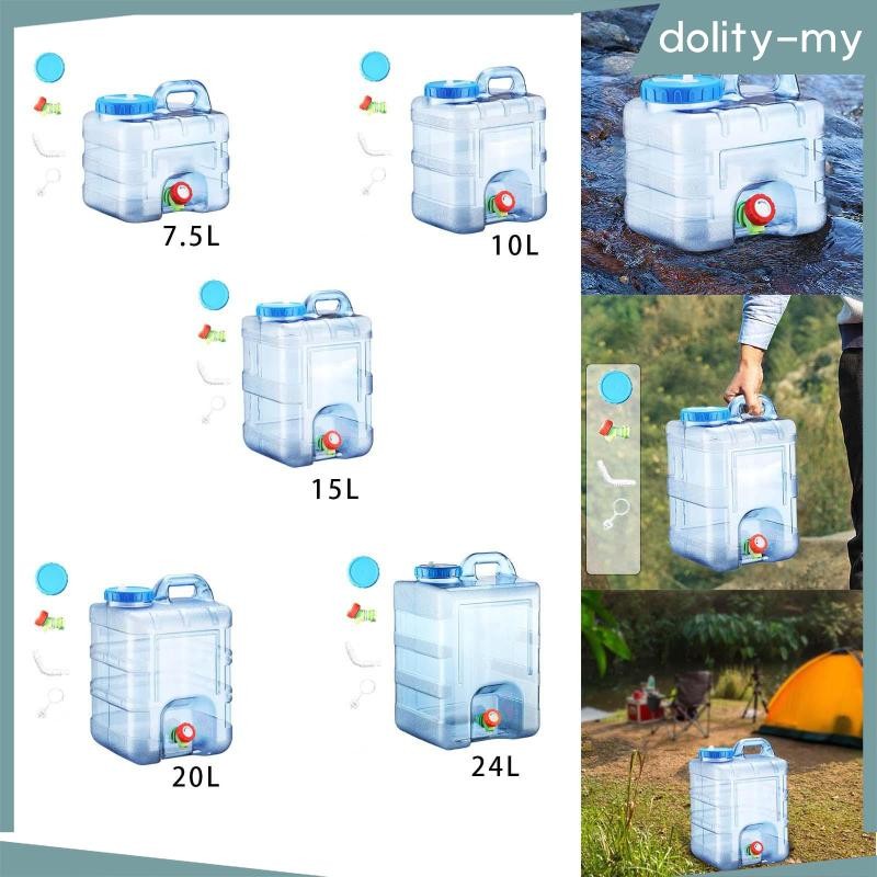 [dolity] Portable Water Tank Water Storage Container Transparent Blue ...