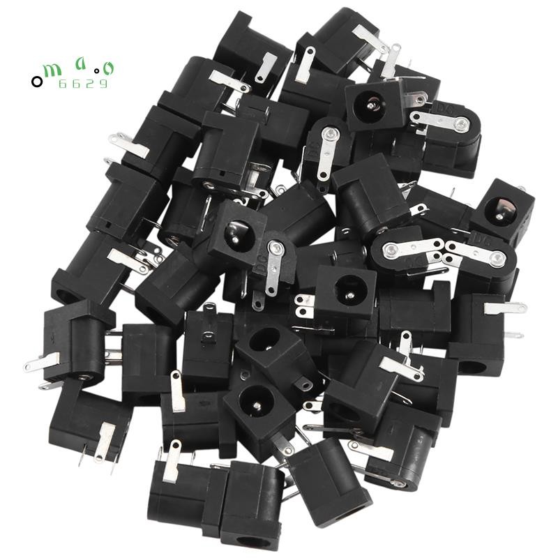45 Pcs DC Power Jack Socket 2.1mm x 5.5mm Barrel-Type PCB Mount DC-005 ...