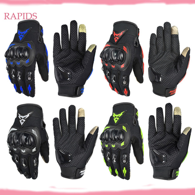 RAP Motorcycle Gloves For Men Women, Adjustable Wrist Strap Hand ...