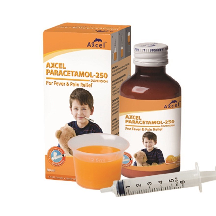 AXCEL Paracetamol 250mg Suspension 90ml | Shopee Malaysia