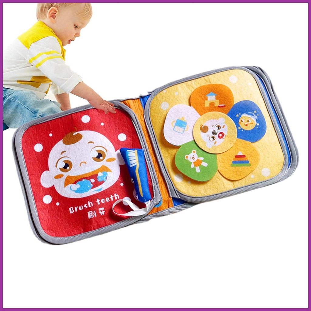 Busy Book Sensory Toy Adhesive Toddler Activity Book Busy Toy Early ...