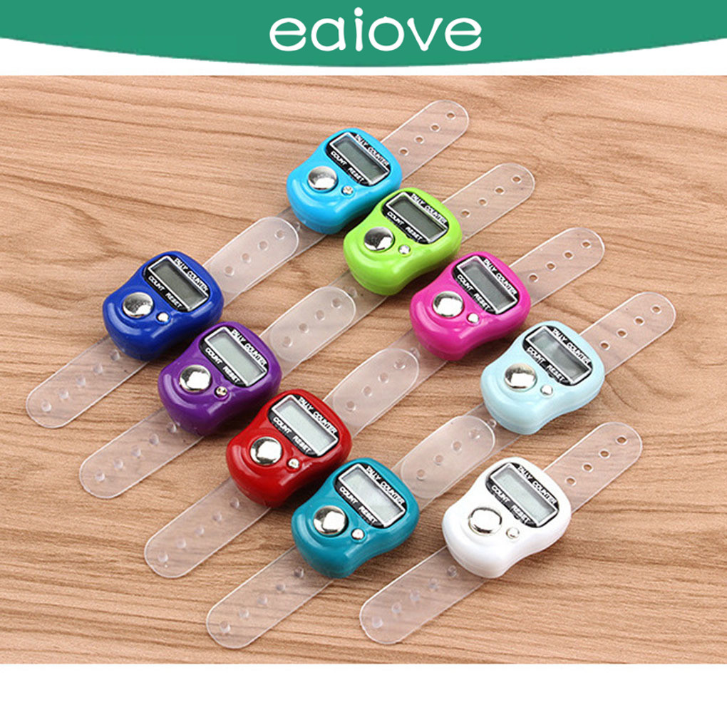 5 Color Random Digital Counter LCD Display Wrist Wearing Watch Design ...