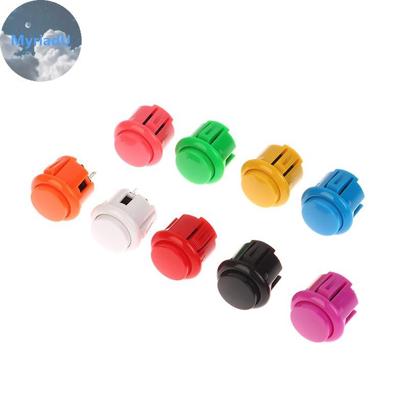 MyriadU 1Pc 24MM Circle Push Button Micro Switch Game Arcade Controller Joystick Console DIY Kit ...