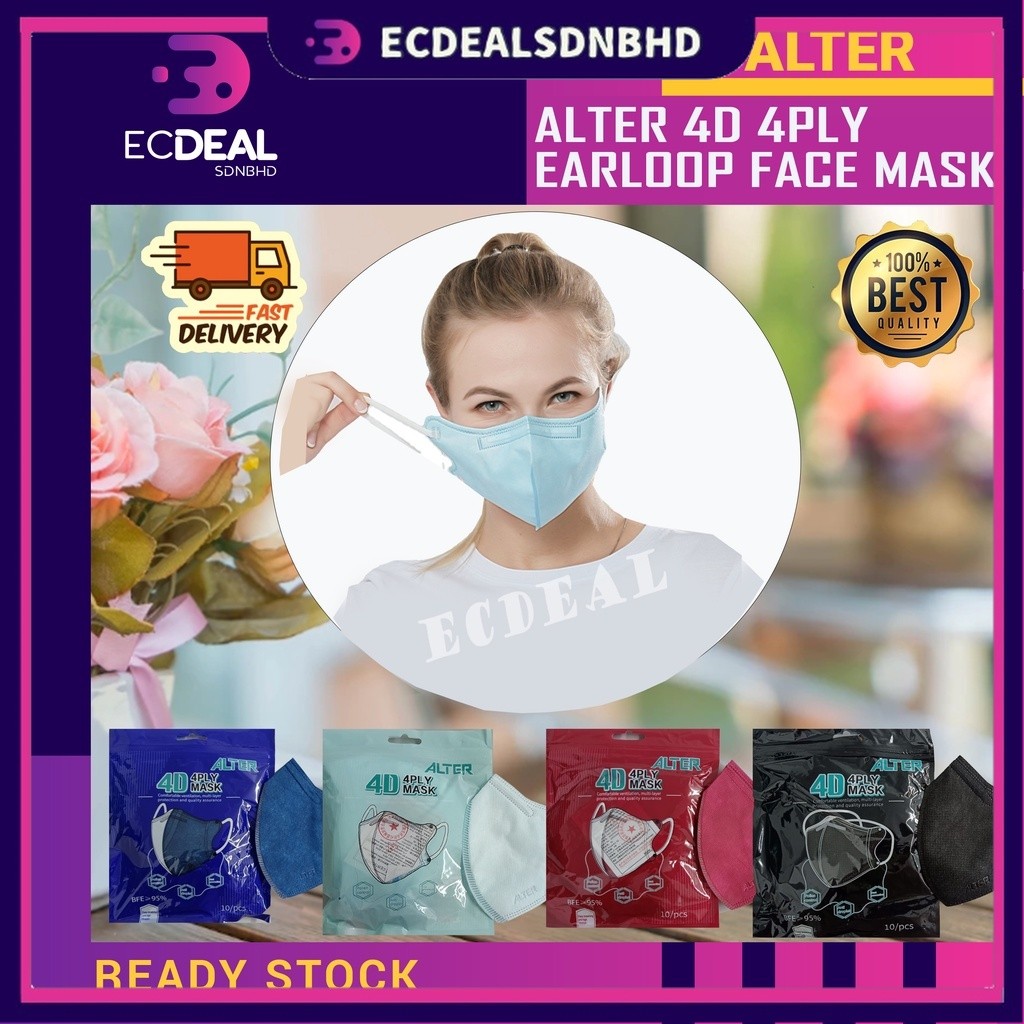 MASKER TELINGA ALTER 4D 4PLY | Shopee Malaysia