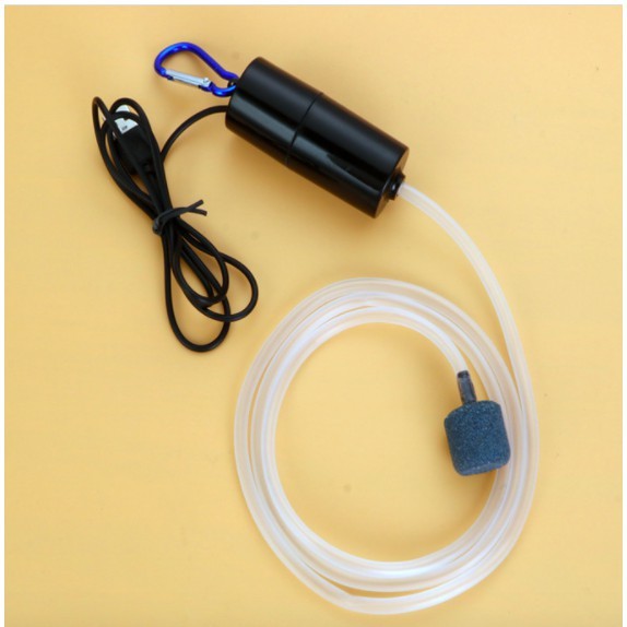 【Local stock】Portable Mini USB Aquarium Air Pump Silent Oxygen Bubbler ...