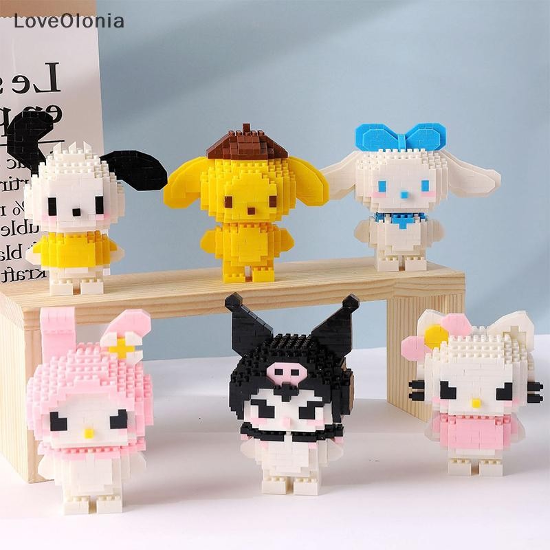 LoveO Sanrio Hello Kitty Building Block Sanrio Anime Figure Kuromi ...