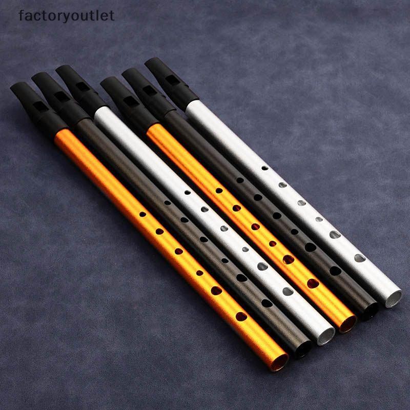 FCMY 1PC Authentic Irish Whistle Flute C/D Key Tin Penny Whistle With 6 ...