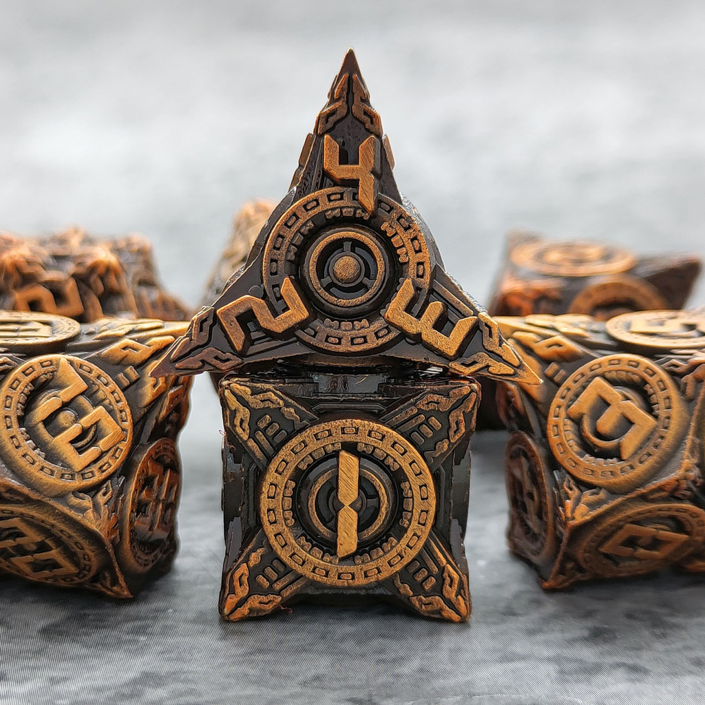 2025 Metal Running Group Dice COC Crue DND Dungeon and Dragon Multi ...