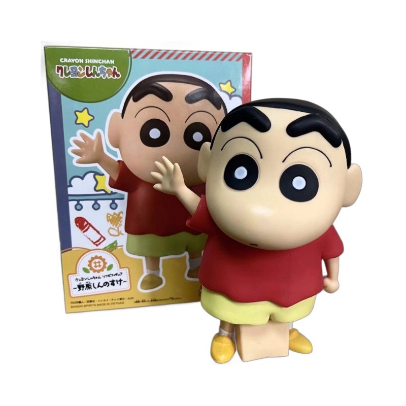 Crayon Shin-chan Photographer Shin-chan Figure Model Waving Pose Large ...