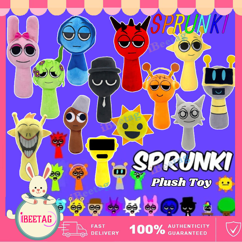 Incredibox Game Sprunki Plush Toy Cartoon Stuffed Plushie Doll Raddy ...