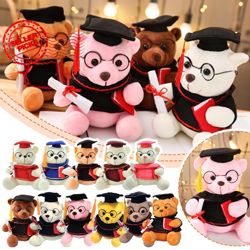Doctor Bear Graduation Bear Plush Toy Graduation Memorial Toy S4o3 ...