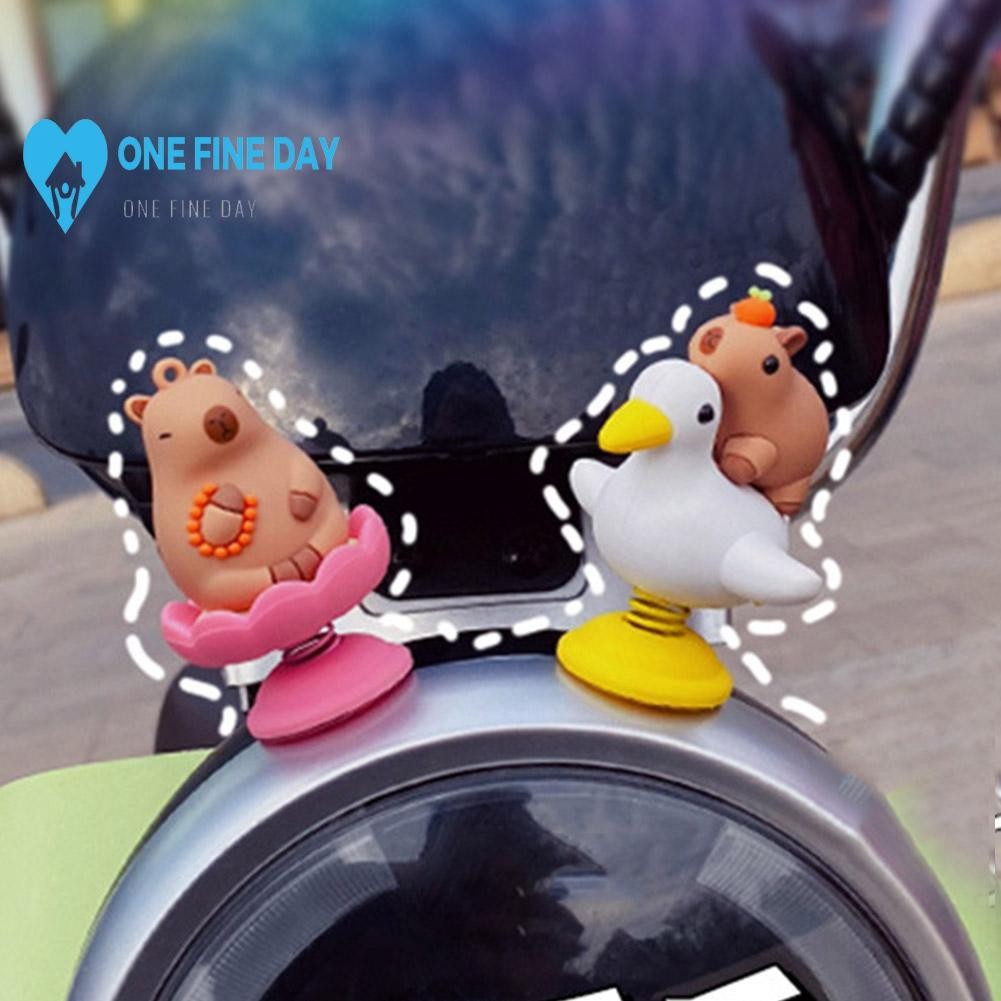 Bobblehead Capybara Figurine Car Decoration Dashboard Cute Dashboard ...