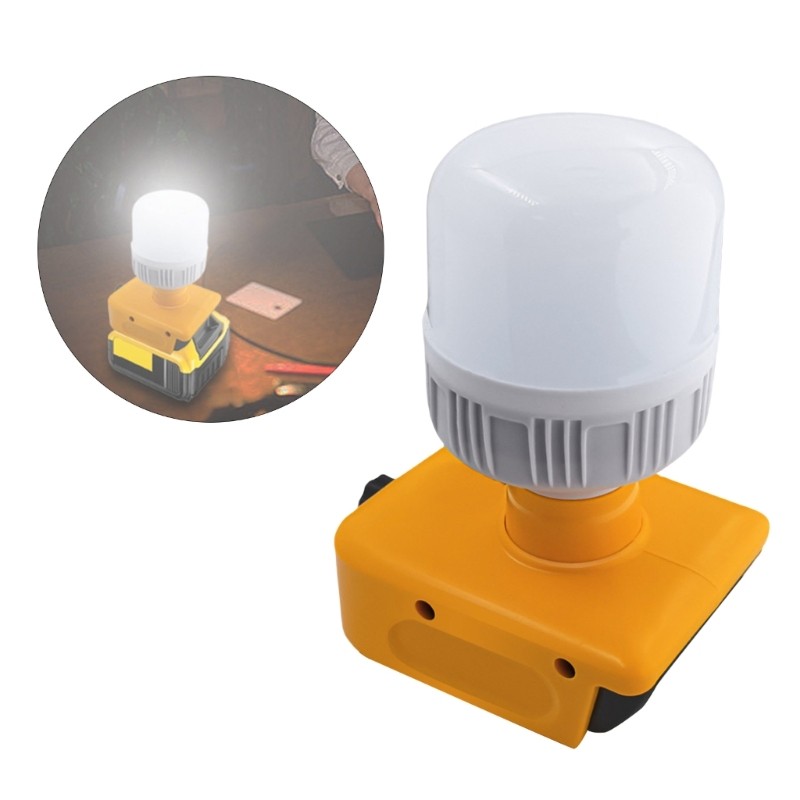 HL LED Work Light Construction Site Lamp 1300LM Adjustable Brightness ...