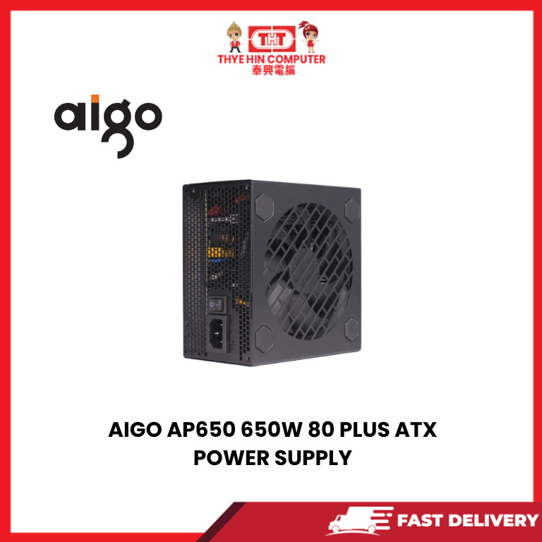 AIGO AP650 650W 80 PLUS ATX POWER SUPPLY | Shopee Malaysia