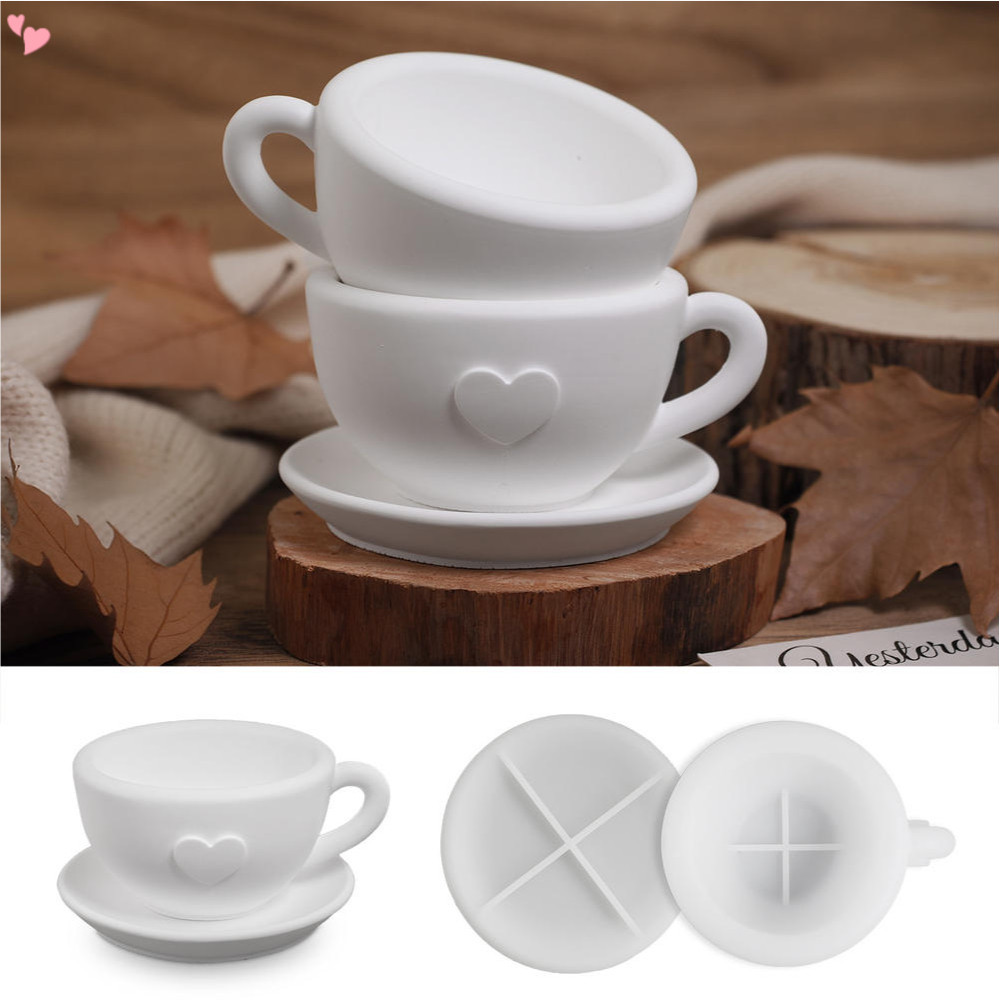 Love Tea Cup Mold For Concrete Succulent Planter Silicone Molds ...
