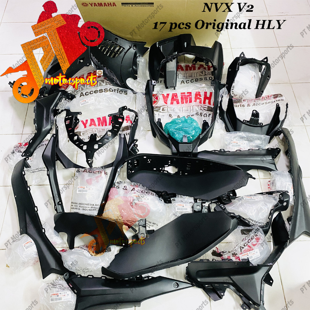 POS RM30 Sahaja NVX155 NVX V1 V2 INNER SET BODY COVER SET MATT BLACK ...