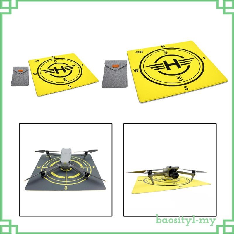 [BaositybfMY] Foldable Helipad Drone Landing Mat Toy Plane Landing Pad ...