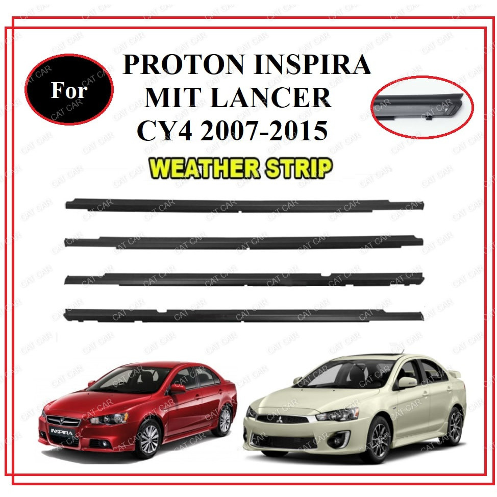 PROTON INSPIRA/MIT LANCER CY4 2007-2015 Door Window Trim Moulding Door ...