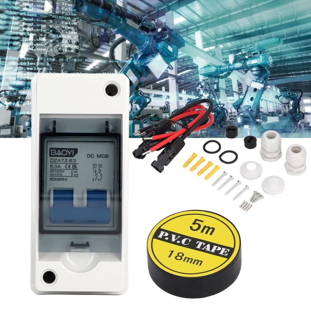 Treee DC Disconnect Switch IP65 Waterproof Miniature Circuit Breaker ...