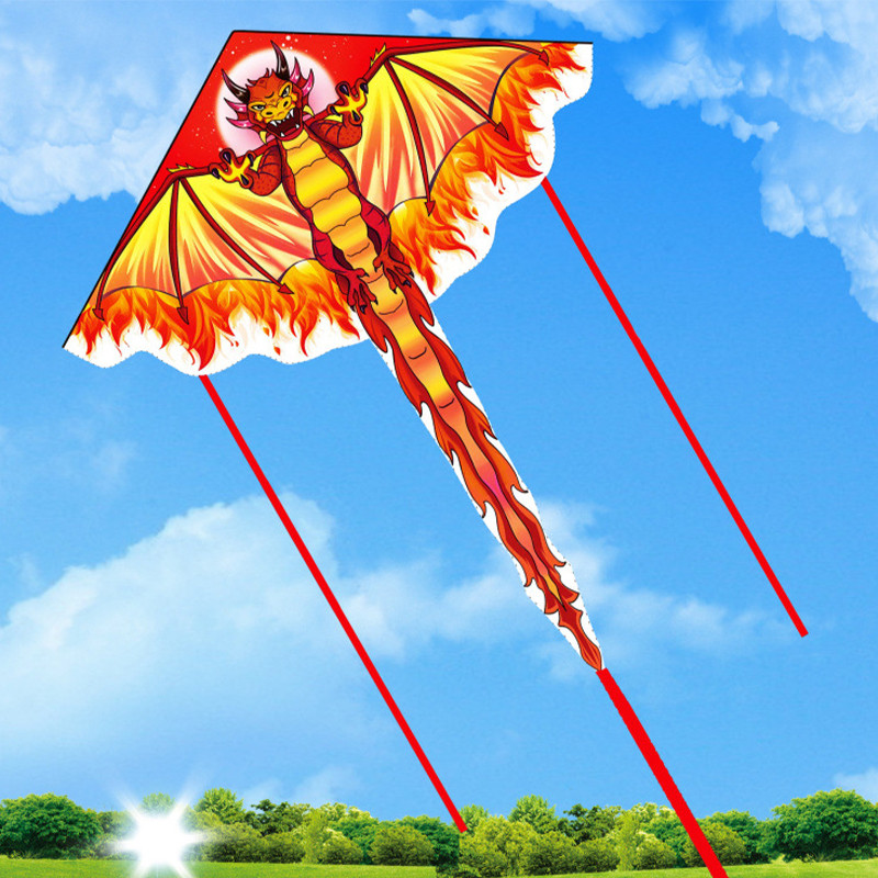 [Prs] Large Dragon Kite For Kids & Adults Easy To Fly Large Huge Dragon ...