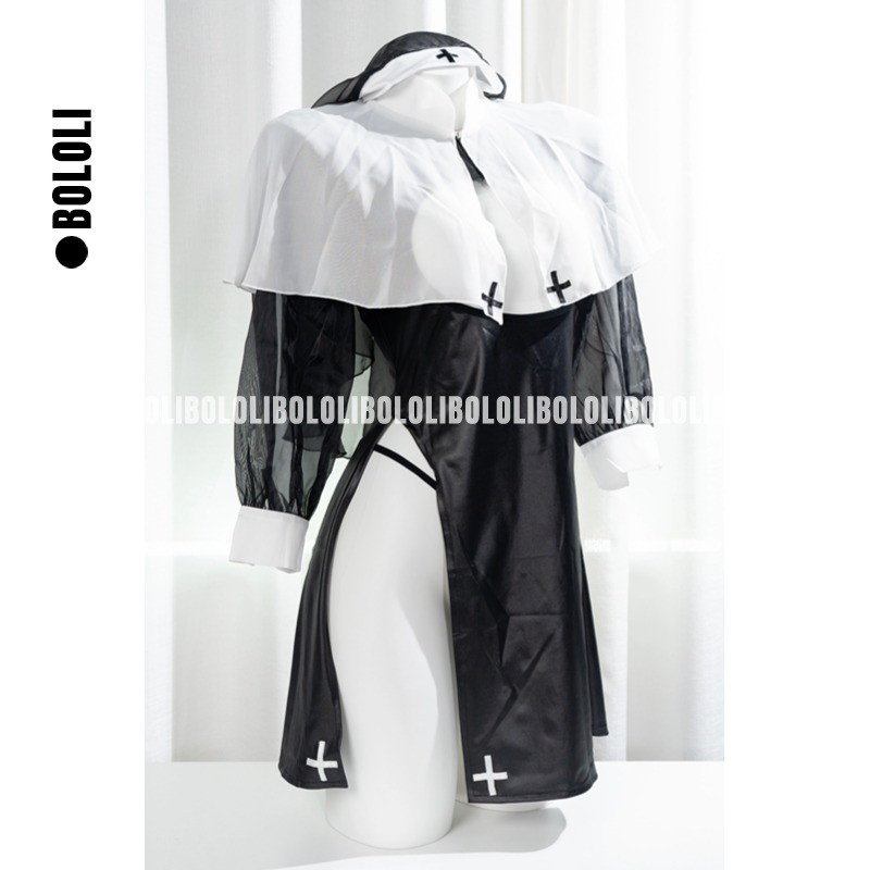 Bololi Original Anime Nun Hollow Sexy Role-Playing cosplay Two ...