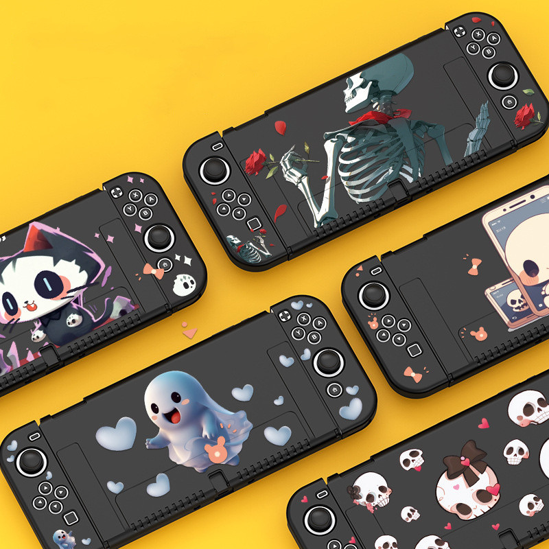 Nintendo Switch Case Switch OLED Cover Soft Silica Dock Pluggable Game ...