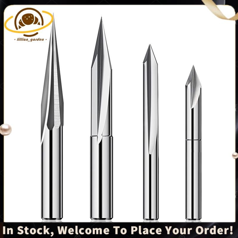 CNC Router Bits Set 1/4 Shank, Engraving Wood Carving Router Bit 6mm ...