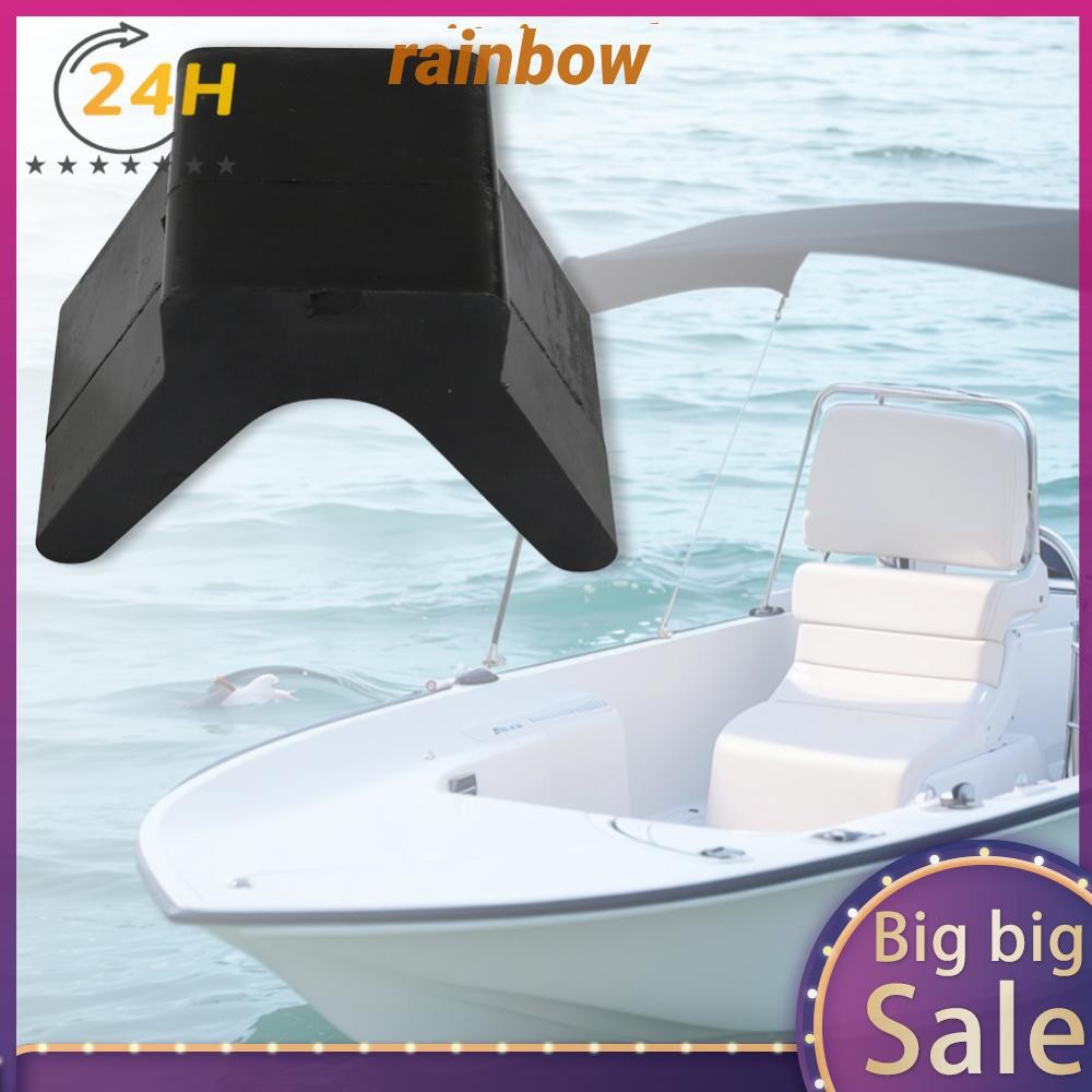 2 Inch V-Style Rubber Boat Bow Stop Trailer Stopper Non Marking for ...