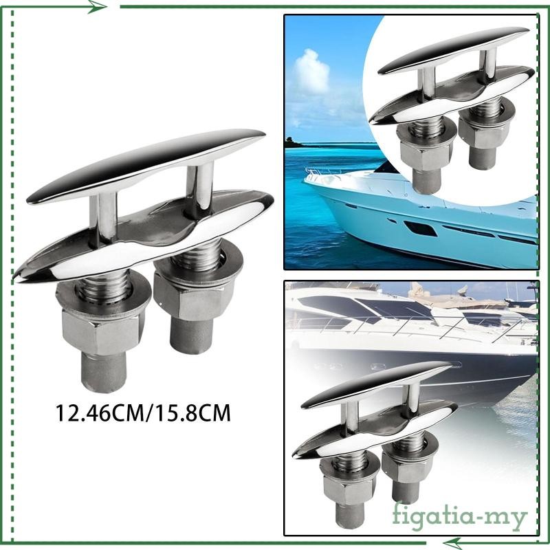 [FigatiaMY] Stainless Steel Dock Cleat Accessory Marine Cleat for ...