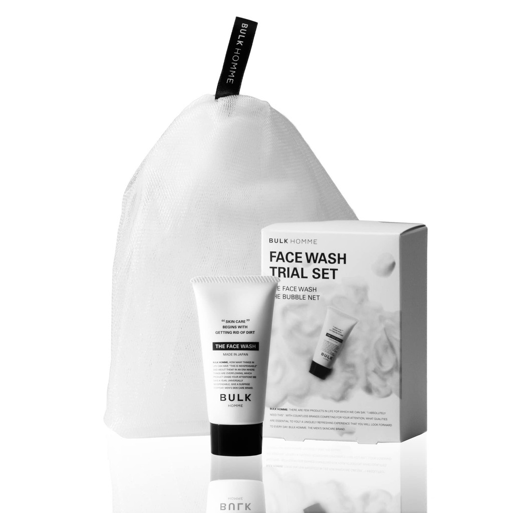 Bulk Homme Men's Facial Cleanser Trial Set - Facial Cleanser Mini ...