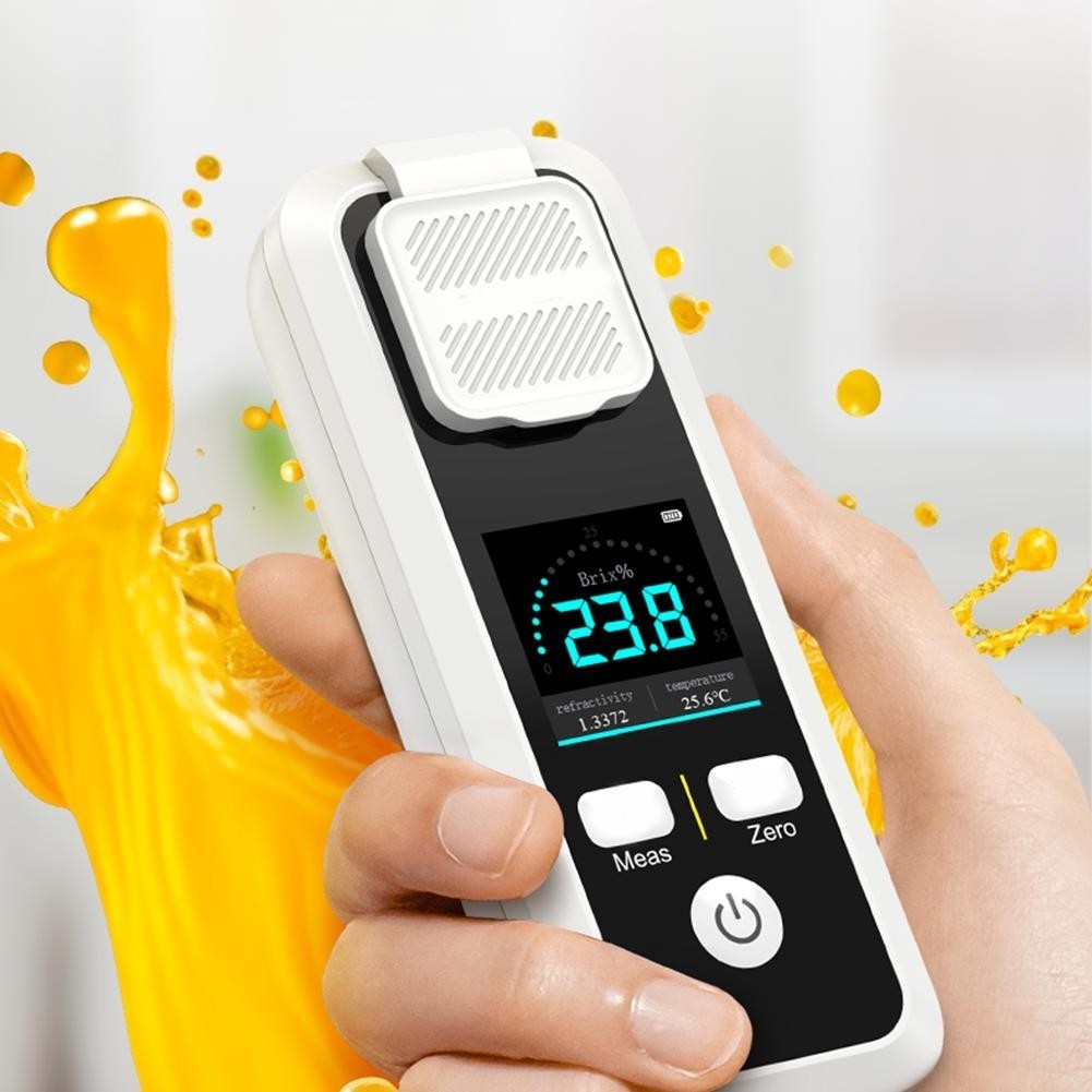 [VE]Digital Refractometer for Brix Sugar Content Meter Rechargeable ...
