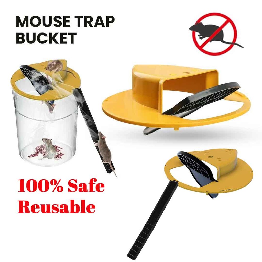 Mouse Rat Trap Flip Mouse Bucket Quick Effective Sanitary Mousetrap ...