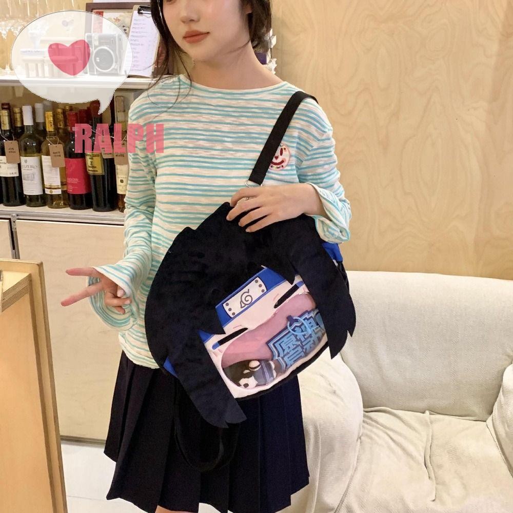RALPH Uzumaki Naruto Bag, Kawaii Japanese Anime Uchiha Sasuke Itabag ...