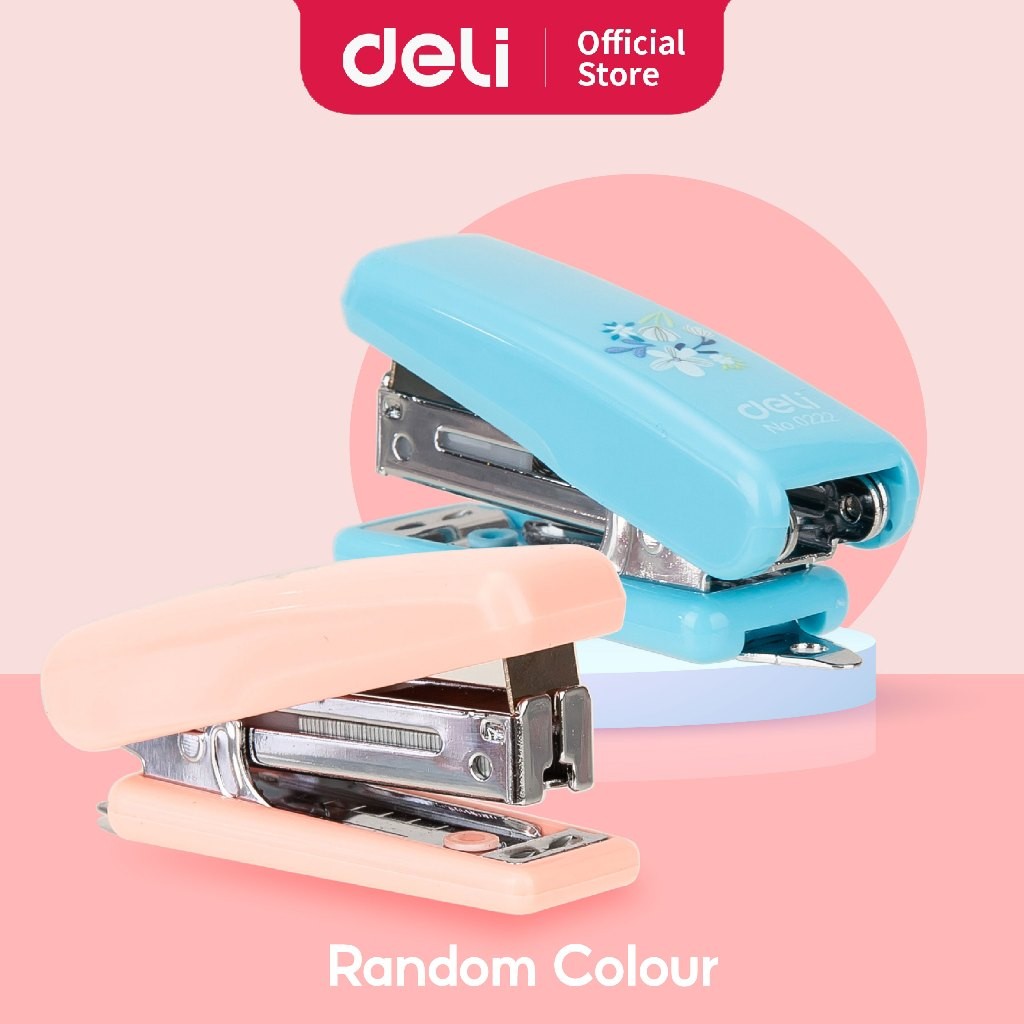 Deli Mini Stapler No.10 Aesthetic Portable Paper Binder Stationary ...