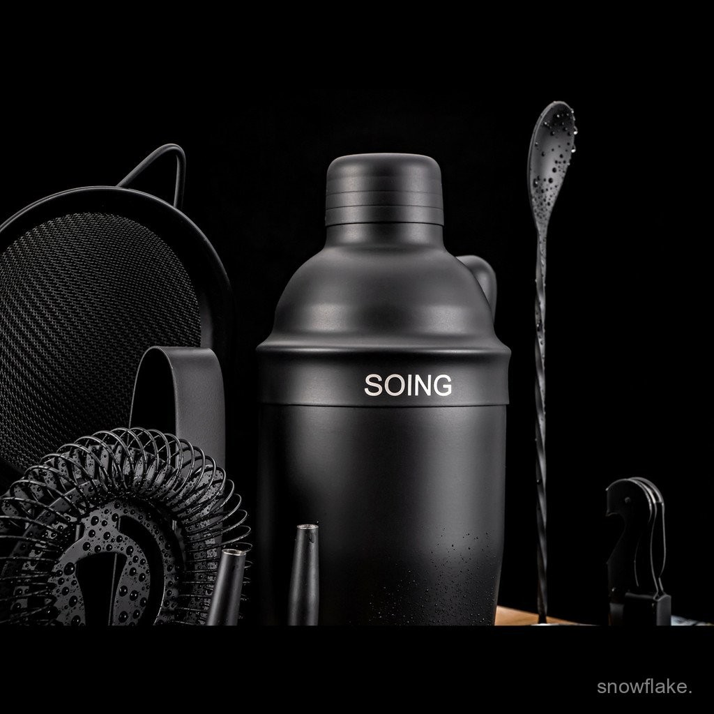 SOING Imported 304 Mixer Set Shaker Glass Mixing Cocktail Mixing Tool ...