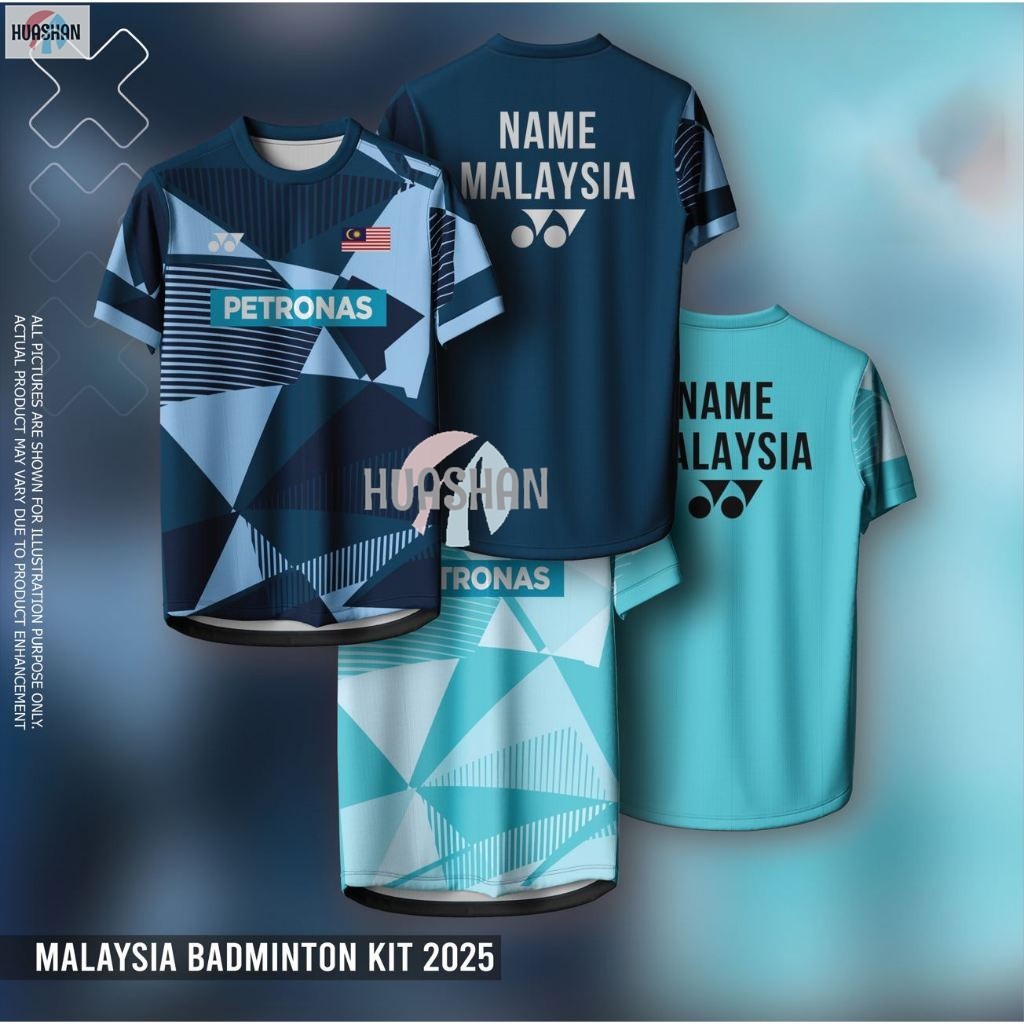 【FREE CUSTOMIZATION】MALAYSIA BADMINTON JERSEY (ALL ENGLAND 2025), JERSI ...