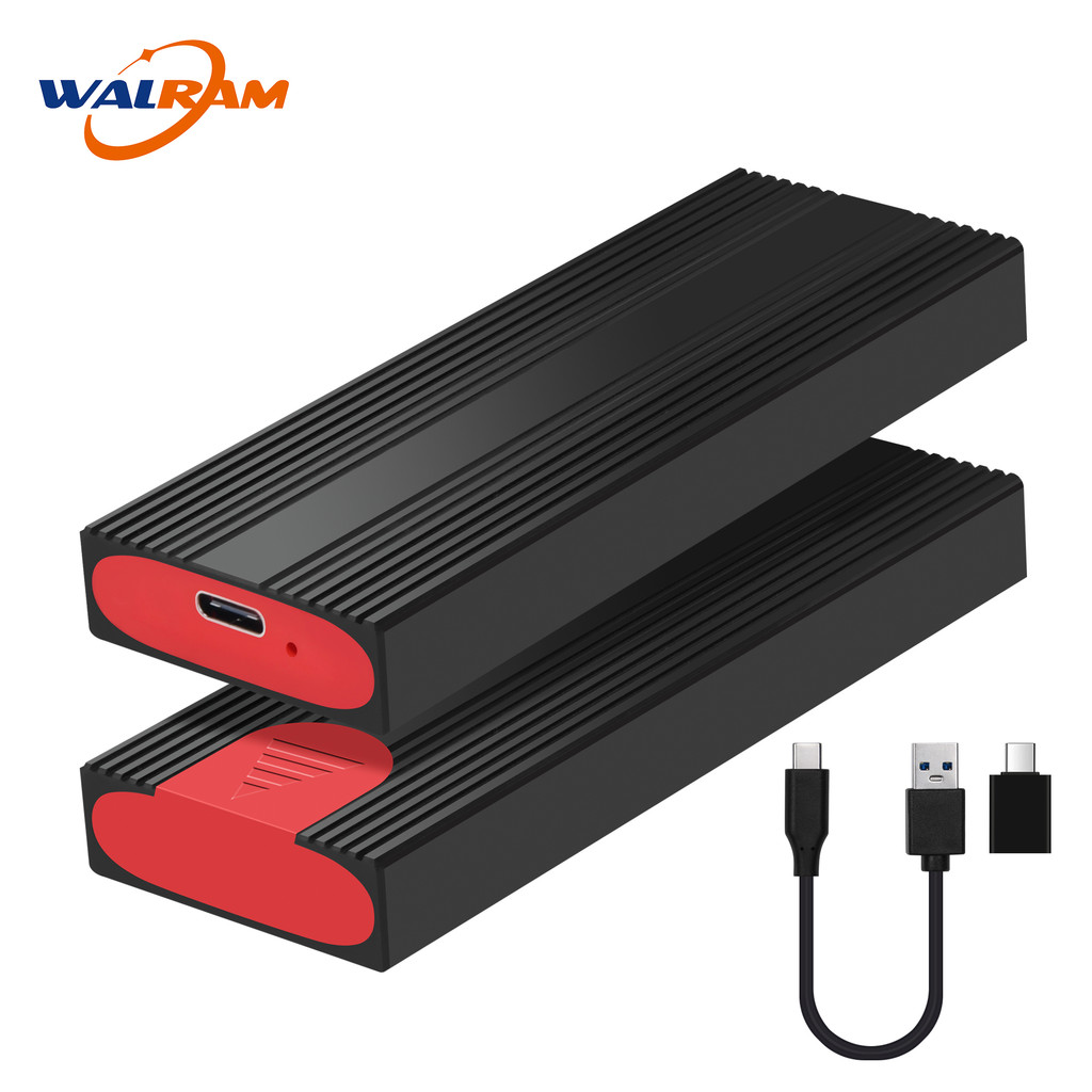 Walram M.2 NVMe SSD Enclosure 10Gbps PCIe SSD Case For M.2 NVMe NGFF ...