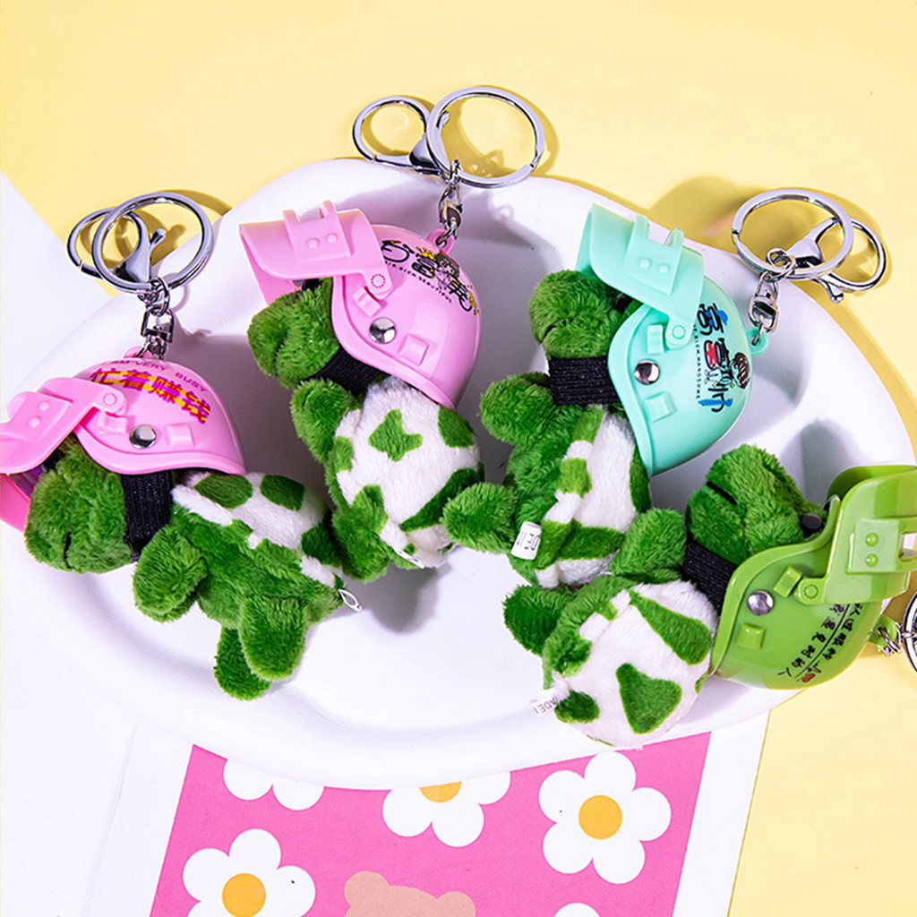 Turtle Doll Keychain Influencer Tik Tok Three-Level Helmet Wearing ...