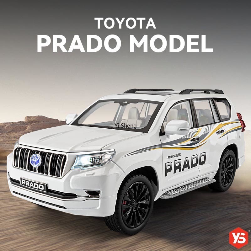1:18 Scale Big size Toyota Prado Suv Diecast Model Car Alloy Cars Toys ...
