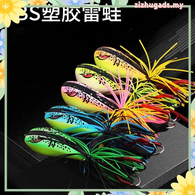 Floating Jump Frog 9cm/10g Plastic Hard ABS Frog Lure Bass Snakehead 3D ...
