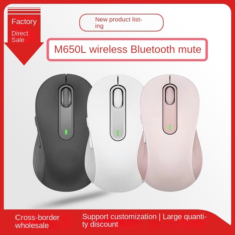 Logitech M650L Wireless Bluetooth 2.4G Silent Dual Mode Mouse Computer Accessories | Shopee Malaysia