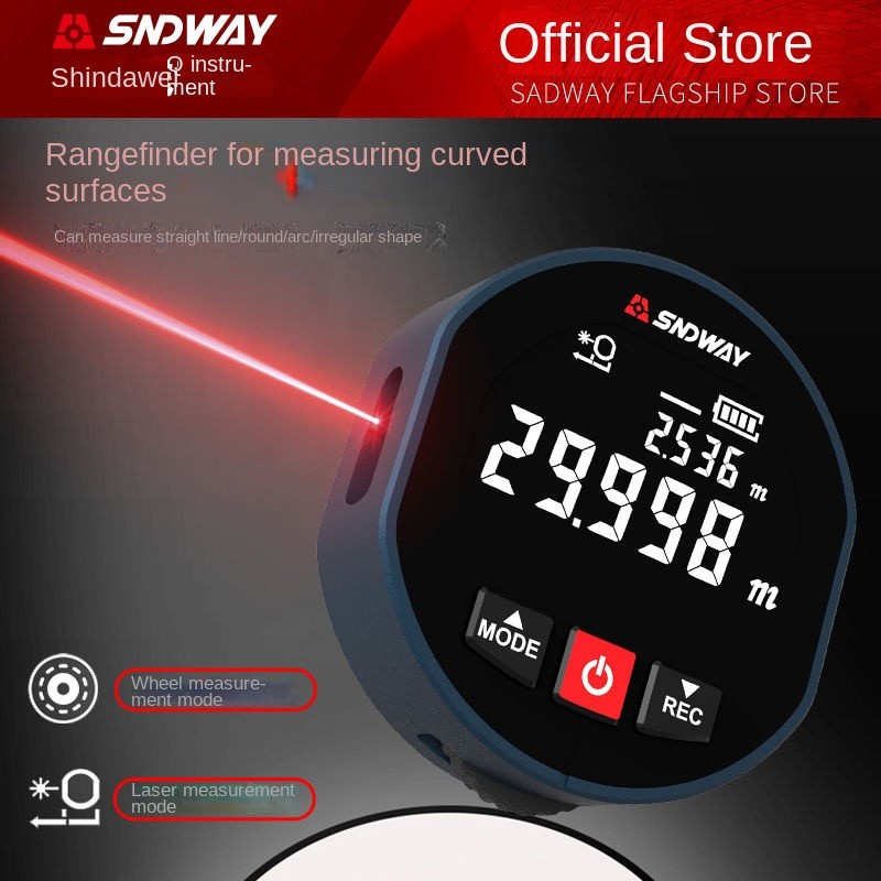 Spot goods Telescopic distance measuring wheel laser rangefinder Laser ...