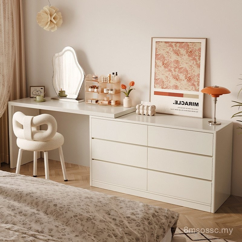 Meja rias, dada laci, meja bilik tidur, sederhana dan moden, almari ...