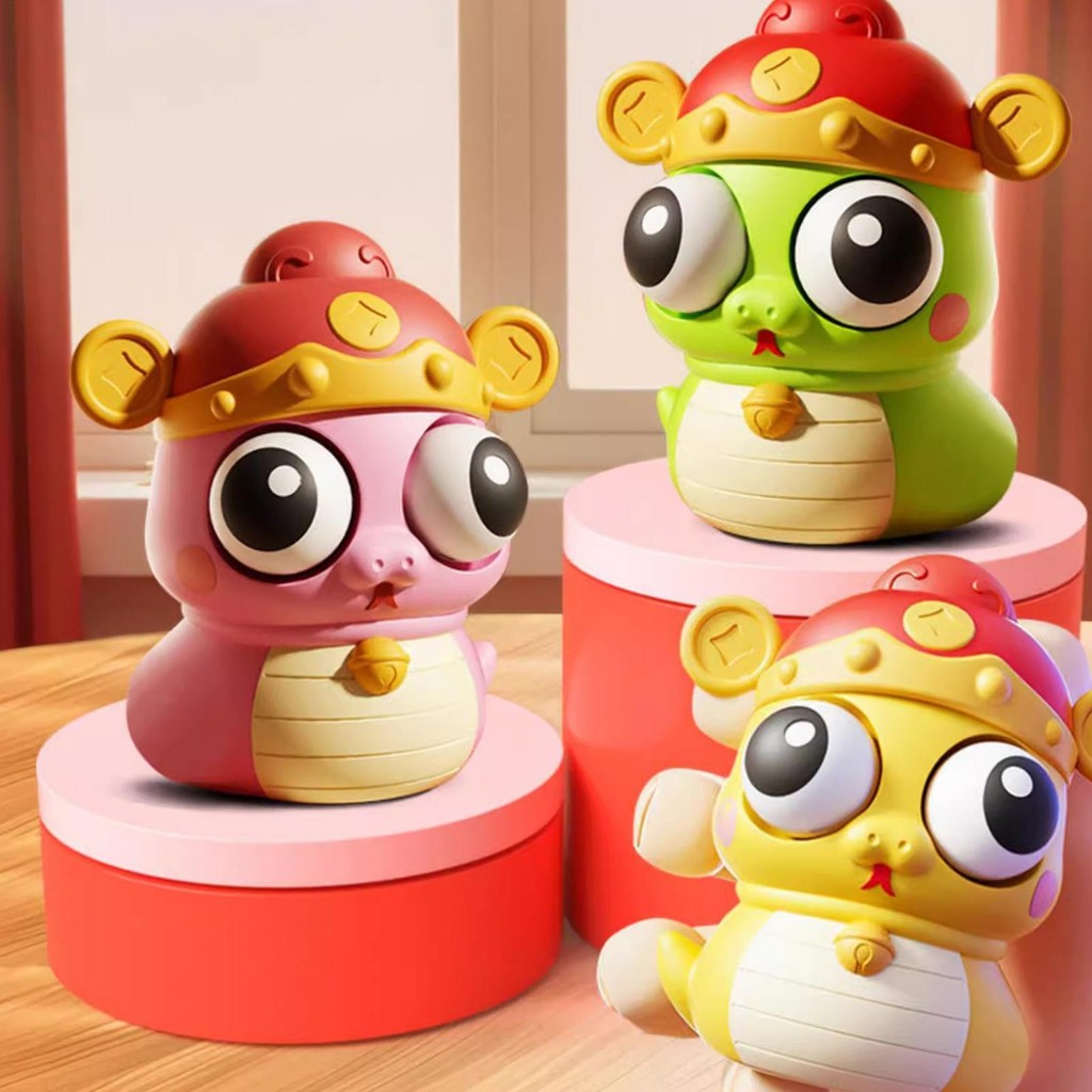 Eye Popping Squeeze Toy 2025 Year Of The Snake Hand Relax Toys Creative ...