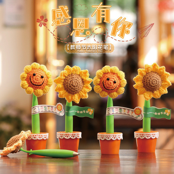 flower crochet crochet bouquet crochet flower bouquet Hadiah Hari Guru ...