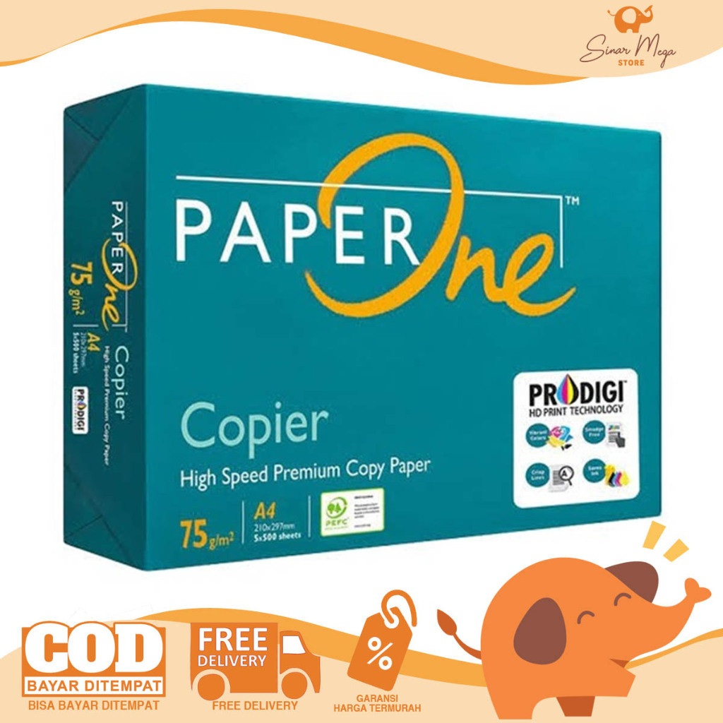 Paper One Quality 75gr A4 Print/Photocopy Paper | Shopee Malaysia