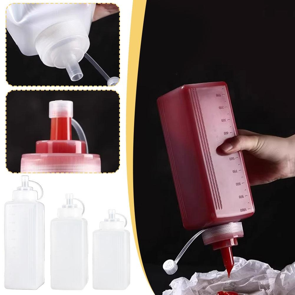 Large Volume Condiment Squeeze Bottle Sauce Bottle Olive Oil Bottles ...